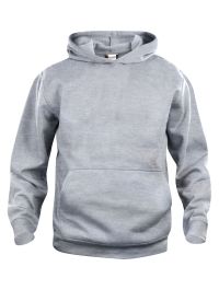 Basic Hoody Junior gråmeleret
