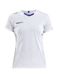 Progress Jersey Contrast W White/Club Cobolt