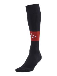 Squad Sock Contrast Black/Bright Red